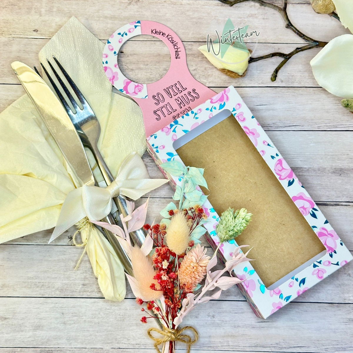 Die - Flaschenanhänger mit Box