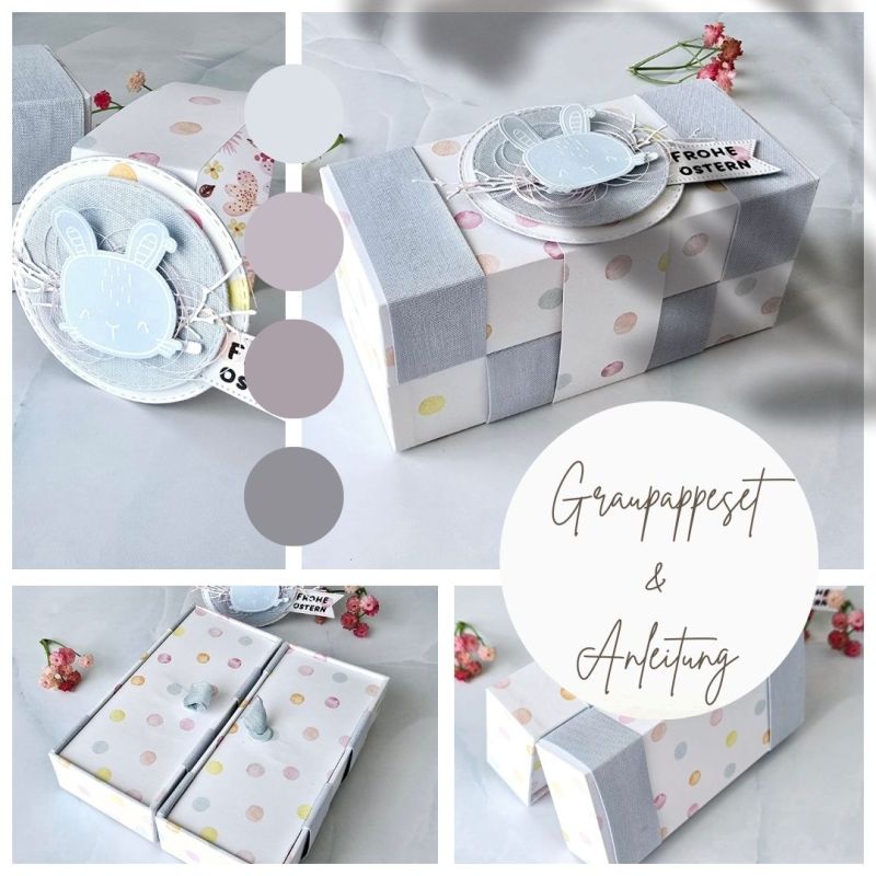 Graupappe Set inkl. Anleitung Ullas Überraschungsbox | CD-PP-049-BL