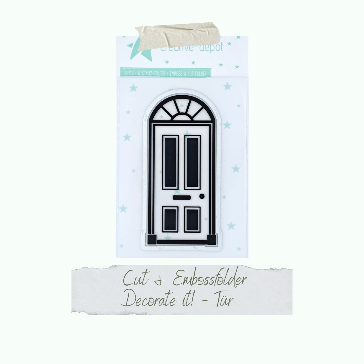Cut & Emboss Folder - Decorate it! - Tür - 11 x 15,5 cm | CD-PF-107