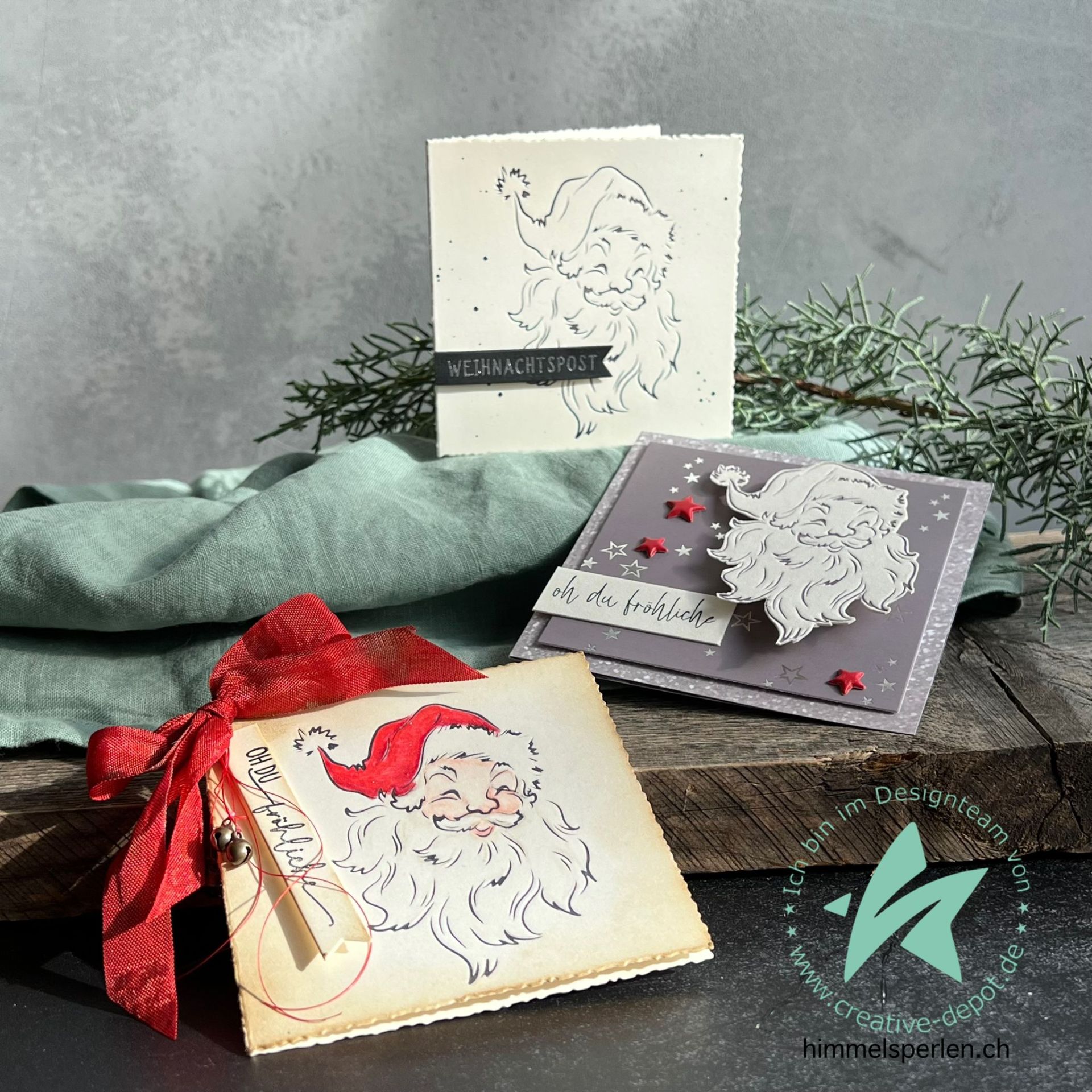 Die - Kartenrohling - Feiner Büttenrand - 10 x 10 cm