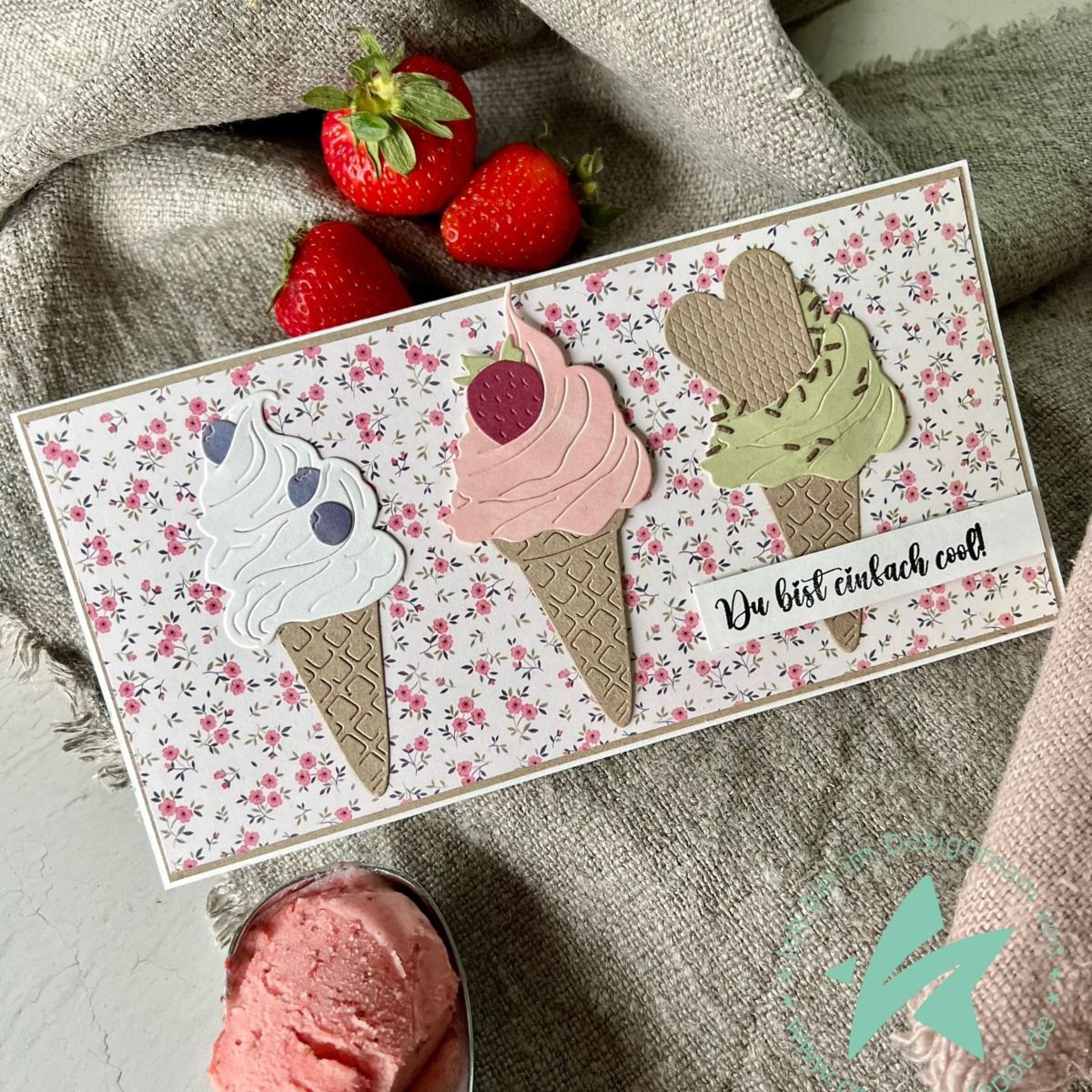 Stempelset - Designline - Eis, Eis, Baby!
