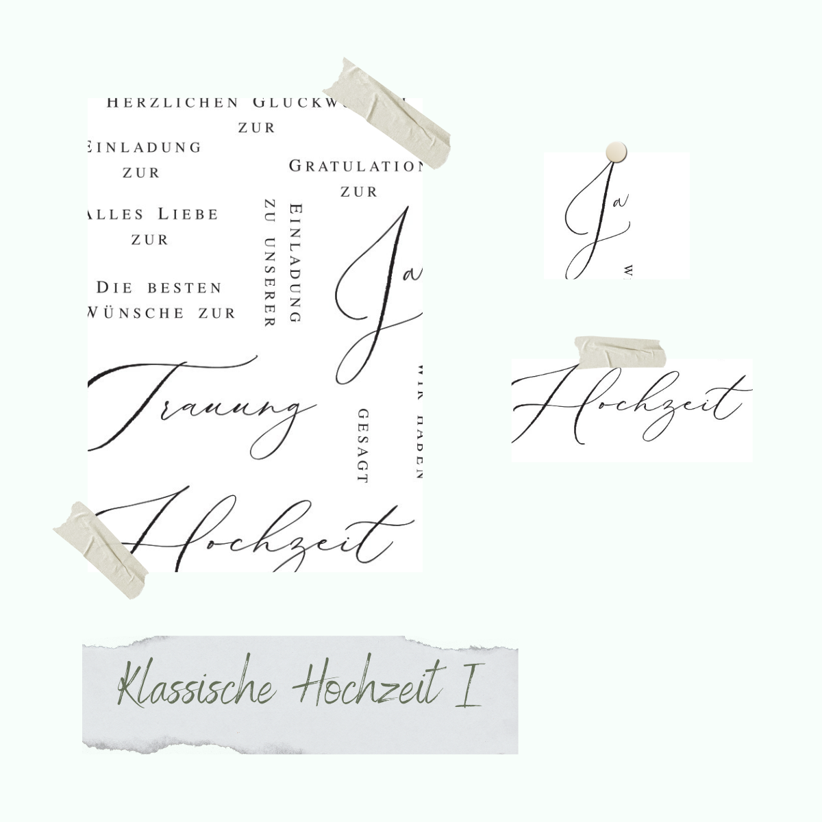 Die - Basic - Basis - Bogen Kartenrohling