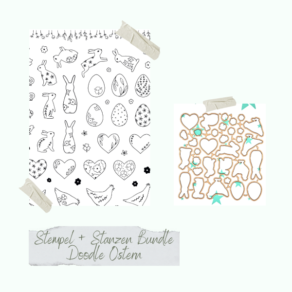Bundle - Doodle Ostern - Stempelset & Stanzen | CD-BL-13151136