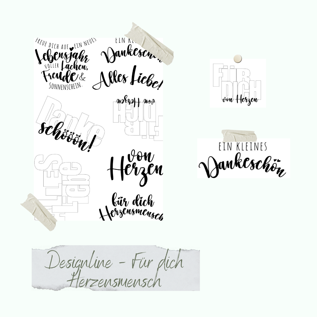 Die - Basic - Basis - Bogen Aufleger - Set A