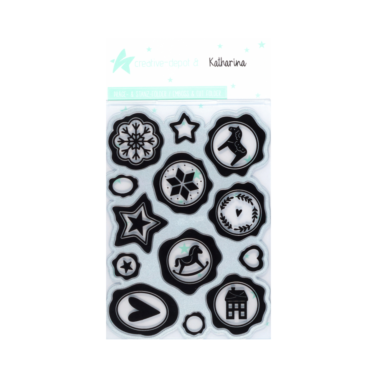 Cut & Emboss Folder - Christmas seals