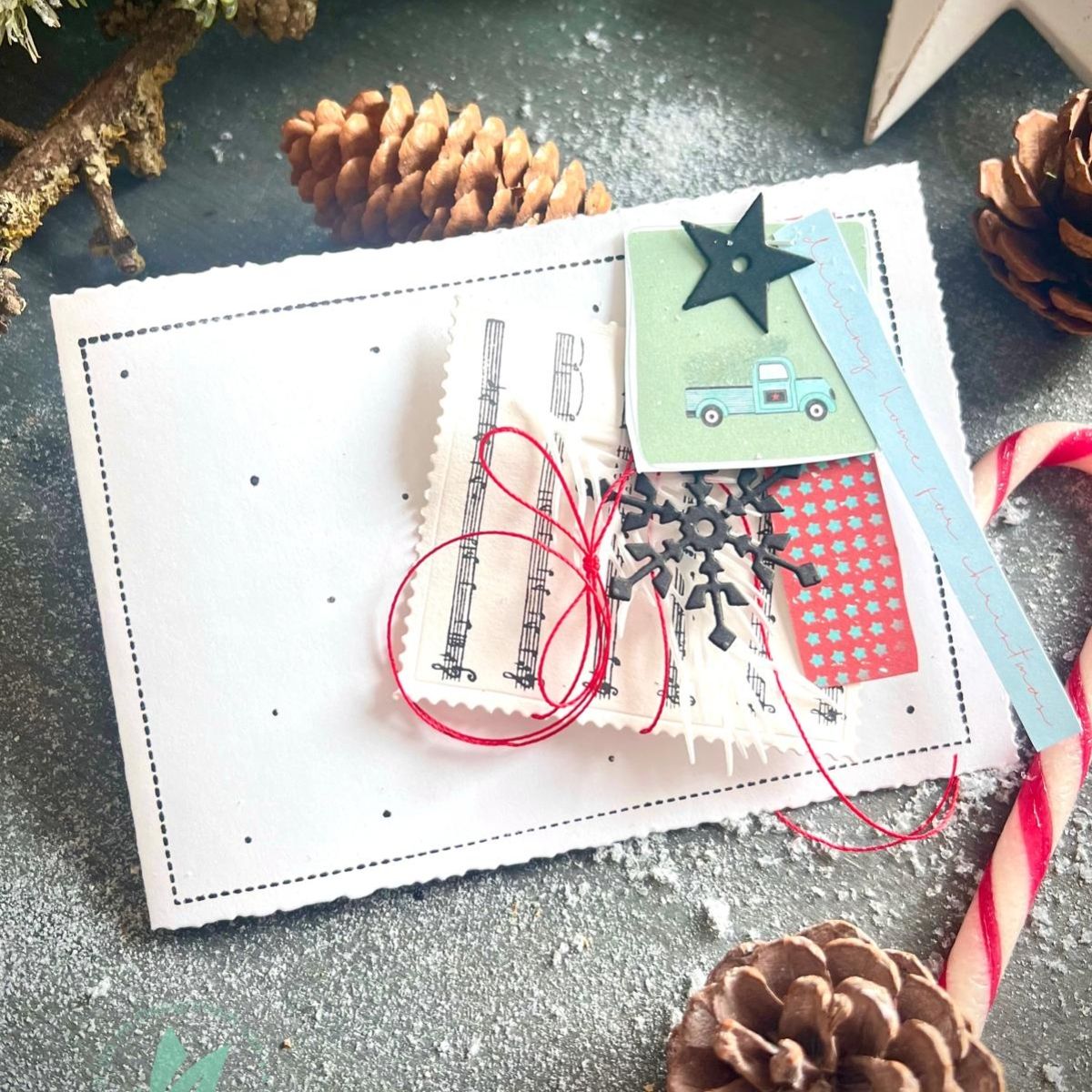 Stempelset - Kartenhintergrund - Pünktchen